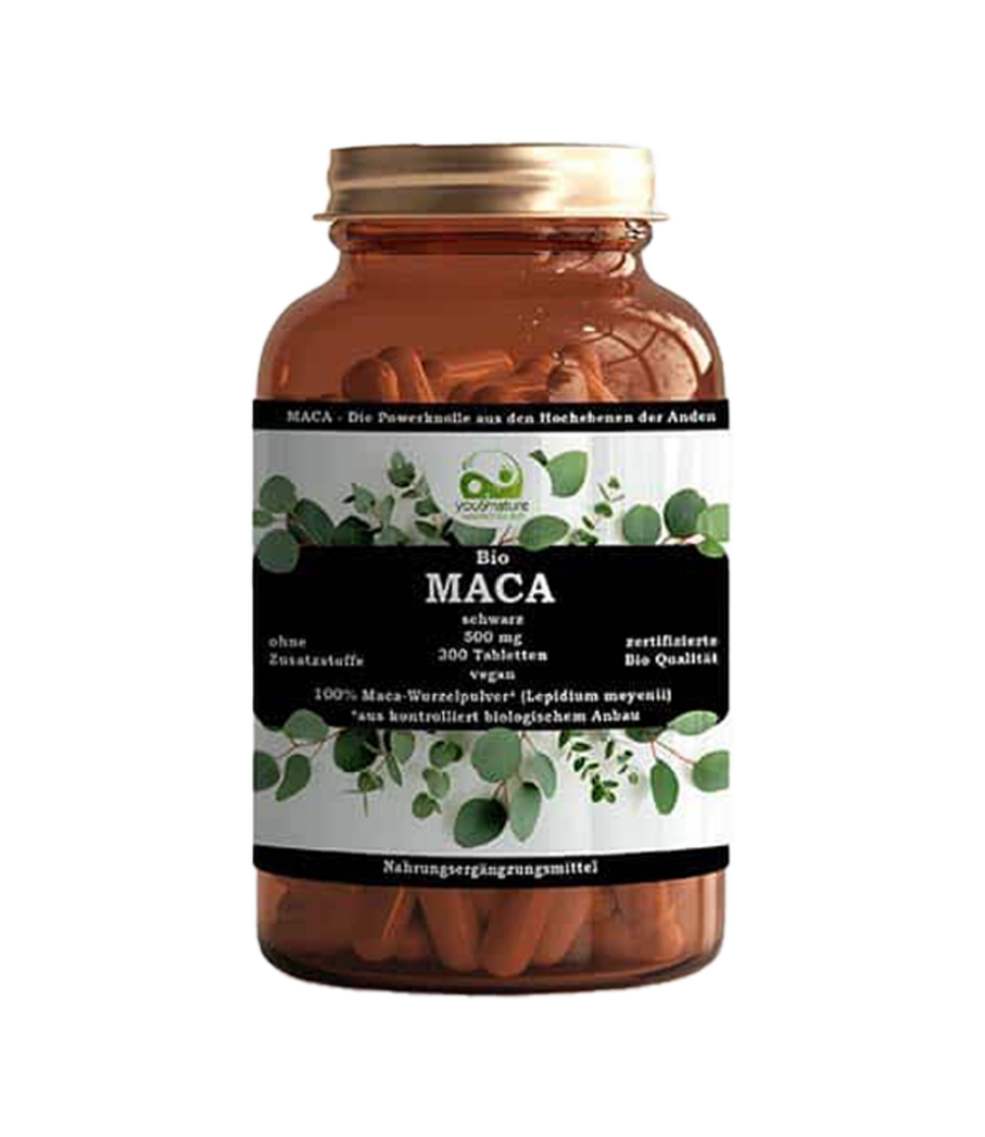 Bio Maca schwarz 500 mg - You & Nature